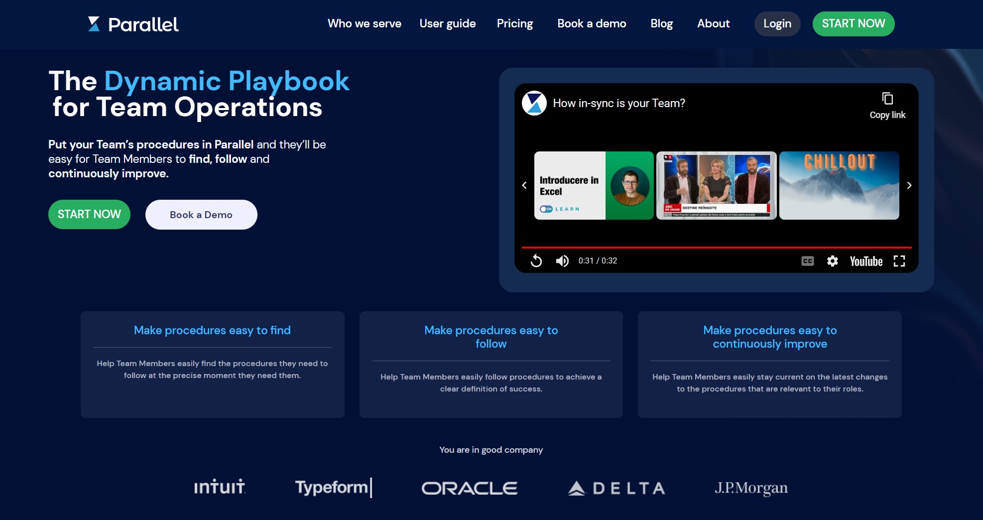 Parallel - The Dynamic Playbook for Team Operations Parallel - The Dynamic Playbook for Team Operations